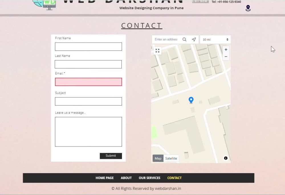 A very impressive web design which increase visitors to your website ...