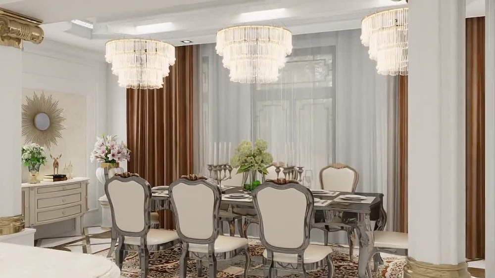 4K kitchen Modern design | 6k, 360 panorama view | Realistic 3d ...