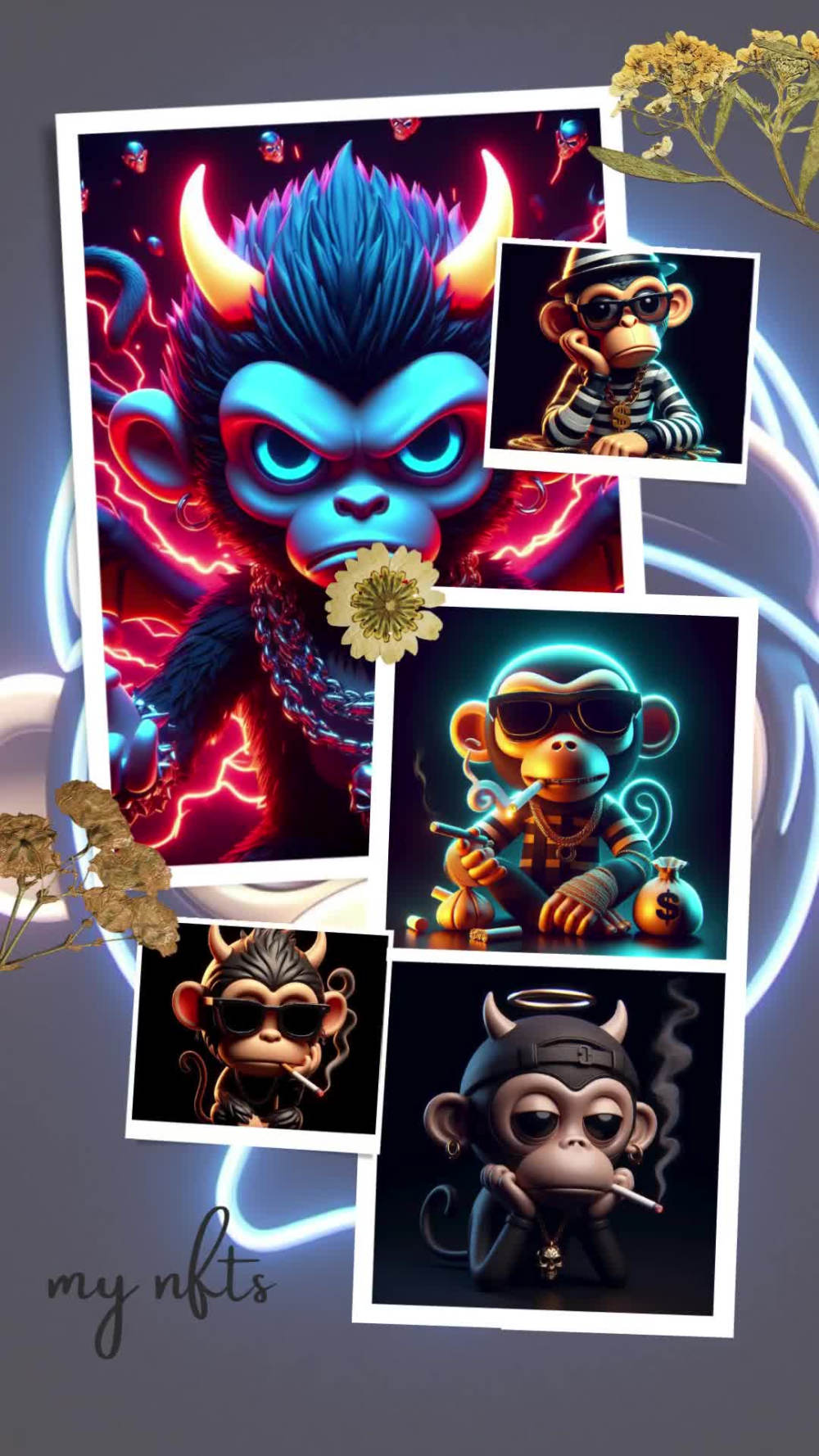 Awesome NFTS collection of 1500 nft items | Upwork