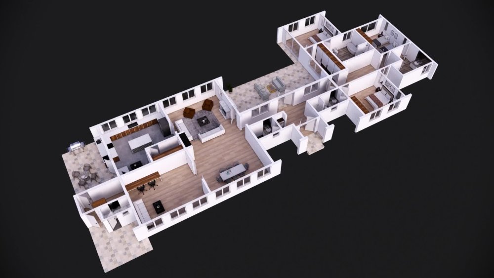3d floor plans from 2d with interior design | Upwork