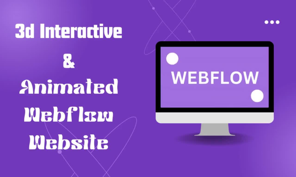Professional animated webflow website from figma, XD, Sketch, PSD ...