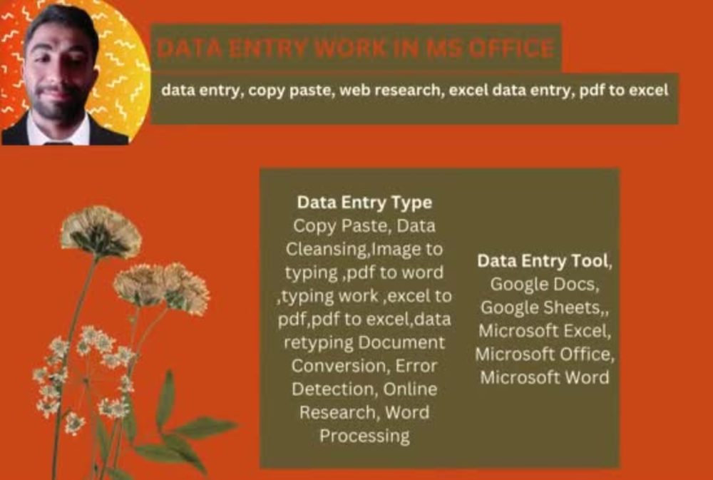 Data entry, copy paste, web research, excel data entry, pdf to excel 24hrs | Upwork
