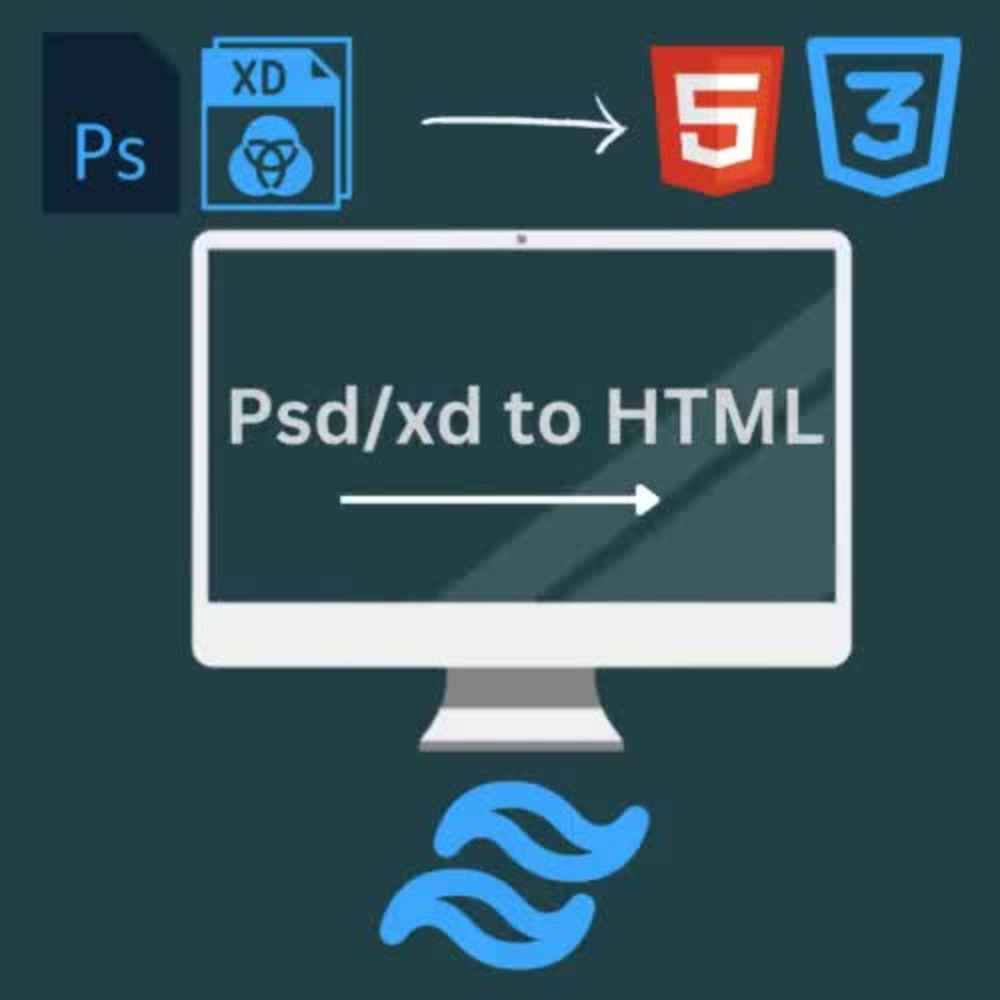 Convert PSD to HTML and XD to HTML | Upwork