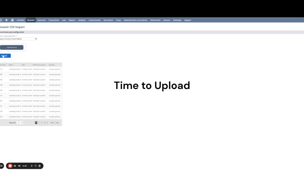 A completely Customized Netsuite Drag And Drop web application. | Upwork