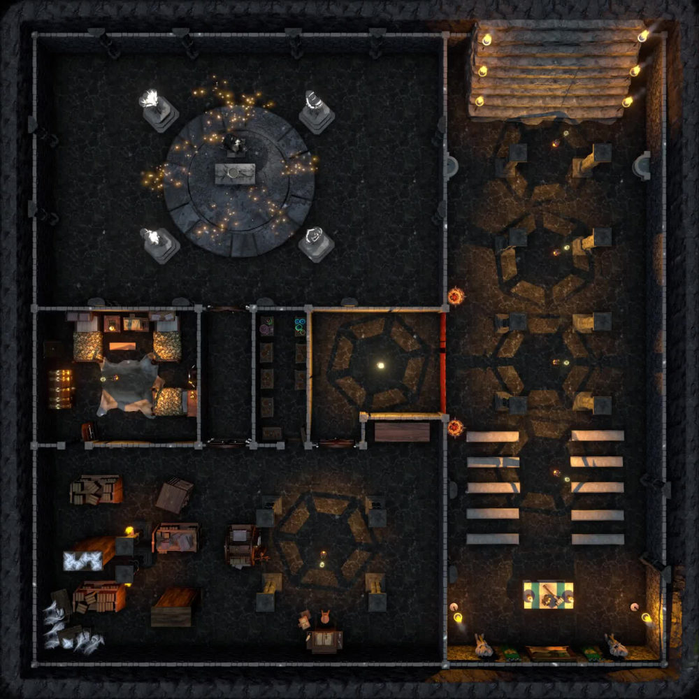 A fantastic tabletop 2-3D fantasy map | Upwork