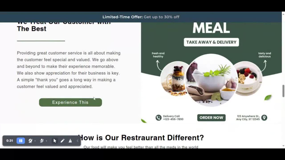 An appealing landing page design in Replo/ Figma to Replo design | Upwork