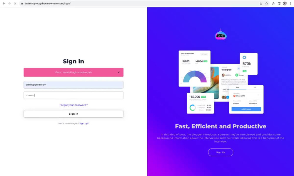 A Fully Functioning Python Django Web Application Upwork 
