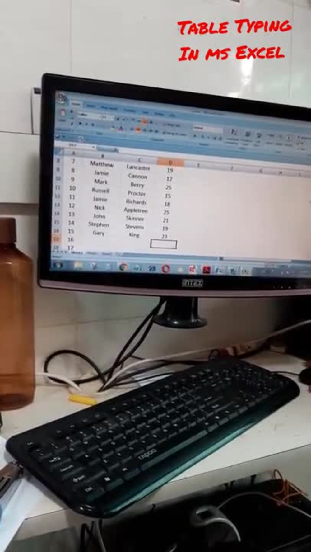 Data entry through excel | Upwork