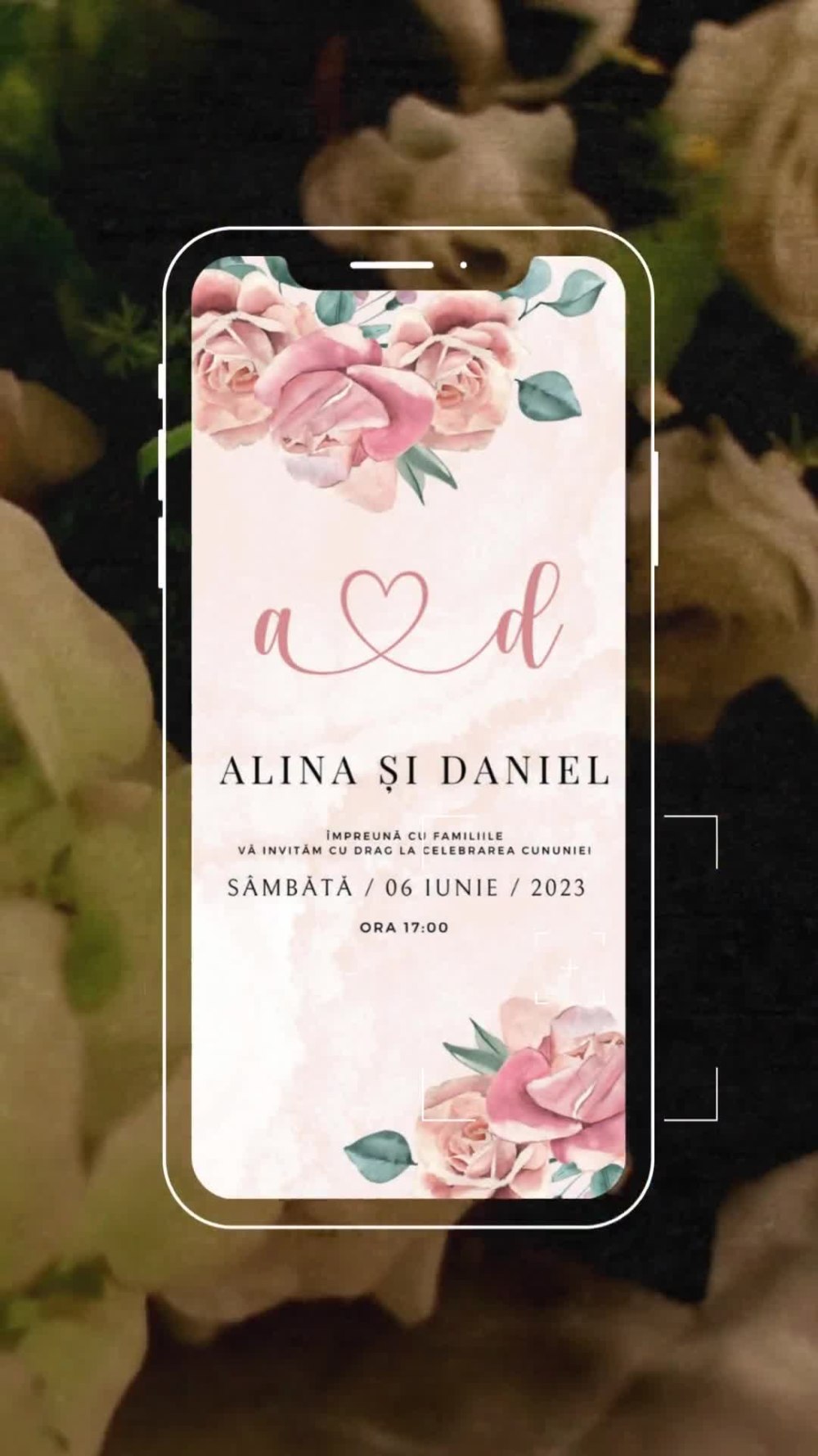 A custom digital wedding invitation | Upwork