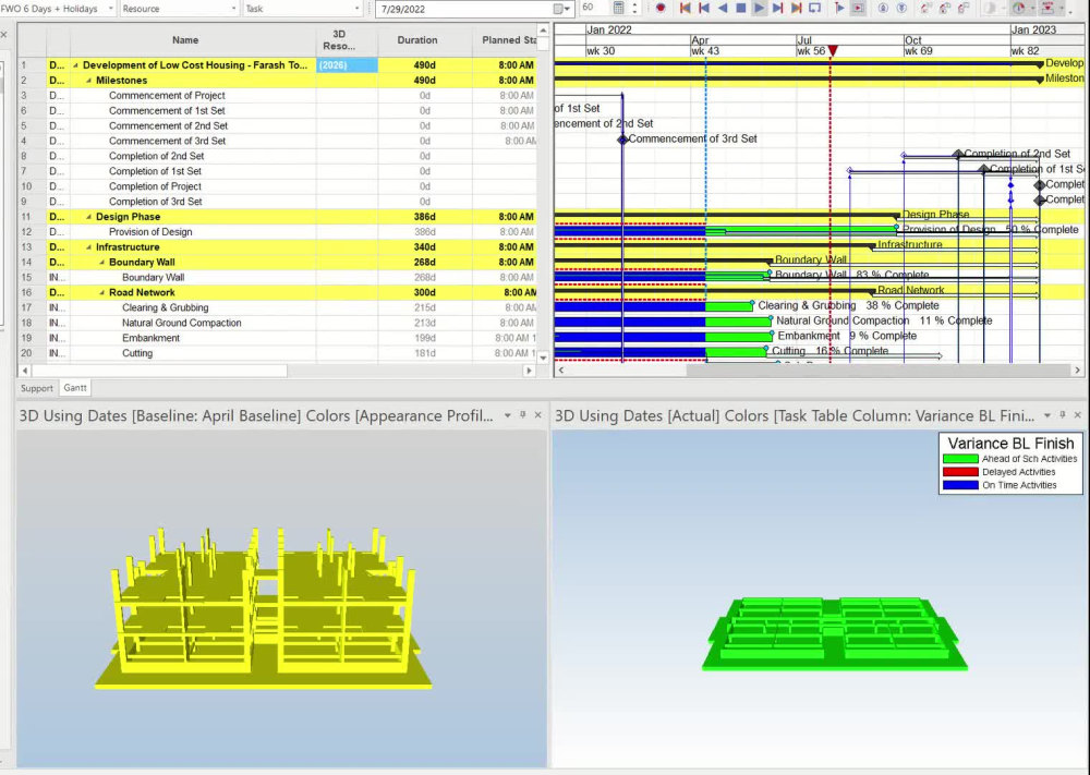 4D BIM Services l Construction Simulation l Timeline Video | Upwork