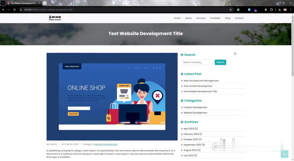 Fully responsive and dynamically customizable portfolio website | Upwork