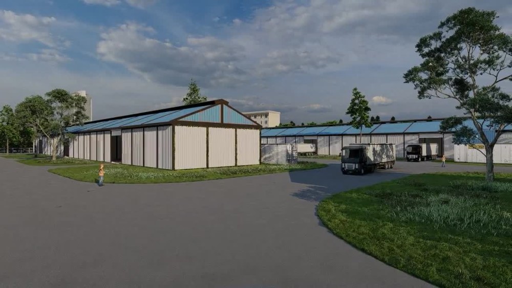 3D Warehouse Storage Site Landscape design | Upwork