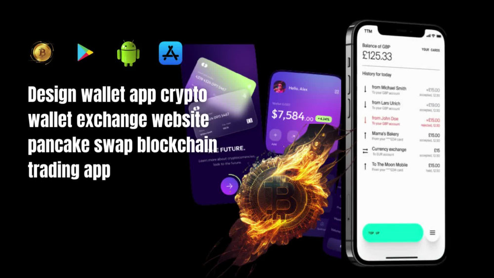Wallet app crypto wallet app website wallet exchange blockchain trading ...