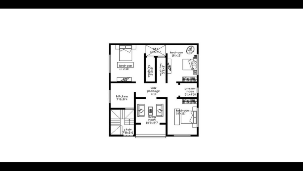 2d floor plan on autocad | Upwork