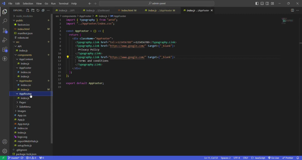 A complete Dashboard in MERN Stack within 3 days | Upwork