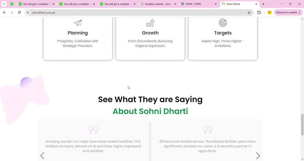 A Headless website with pixel perfect design | Upwork
