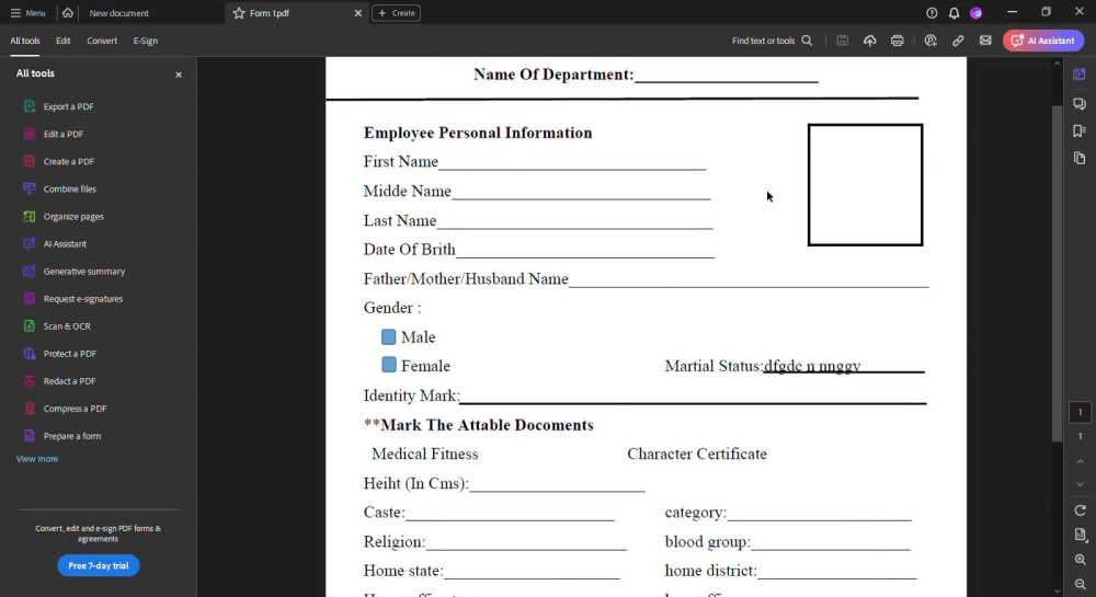 Designing a Form to Fill Out Using Microsoft Word | Upwork