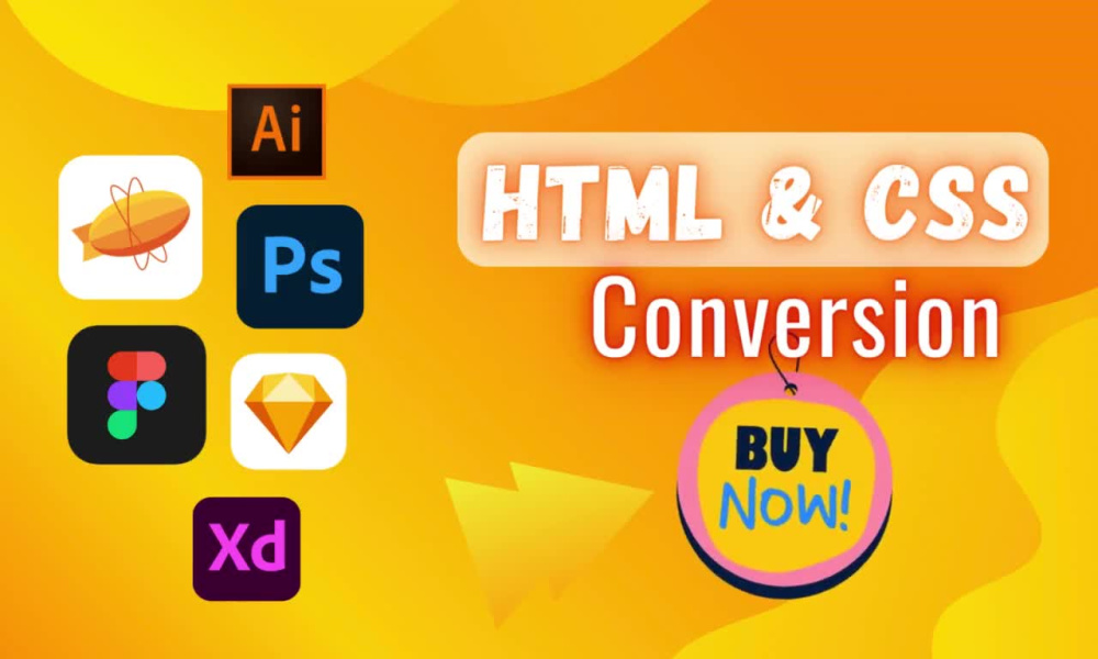 Conversion from figma to html, xd to html, psd to html | Upwork