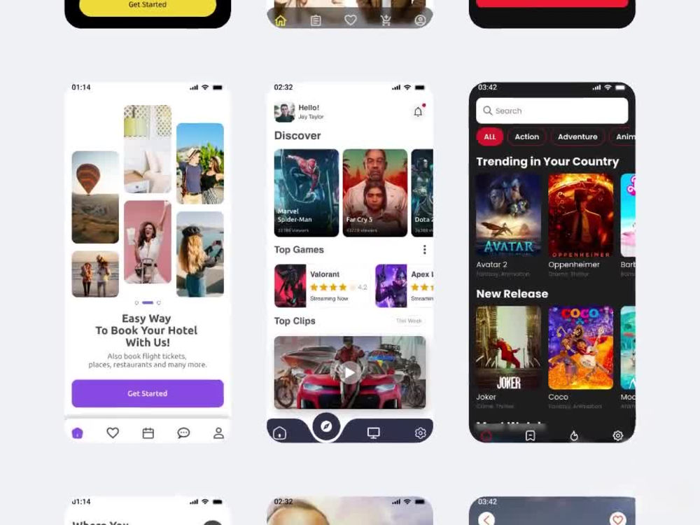 A Modern Mobile App UI/UX which Enhances User Experience & Engagement | Upwork