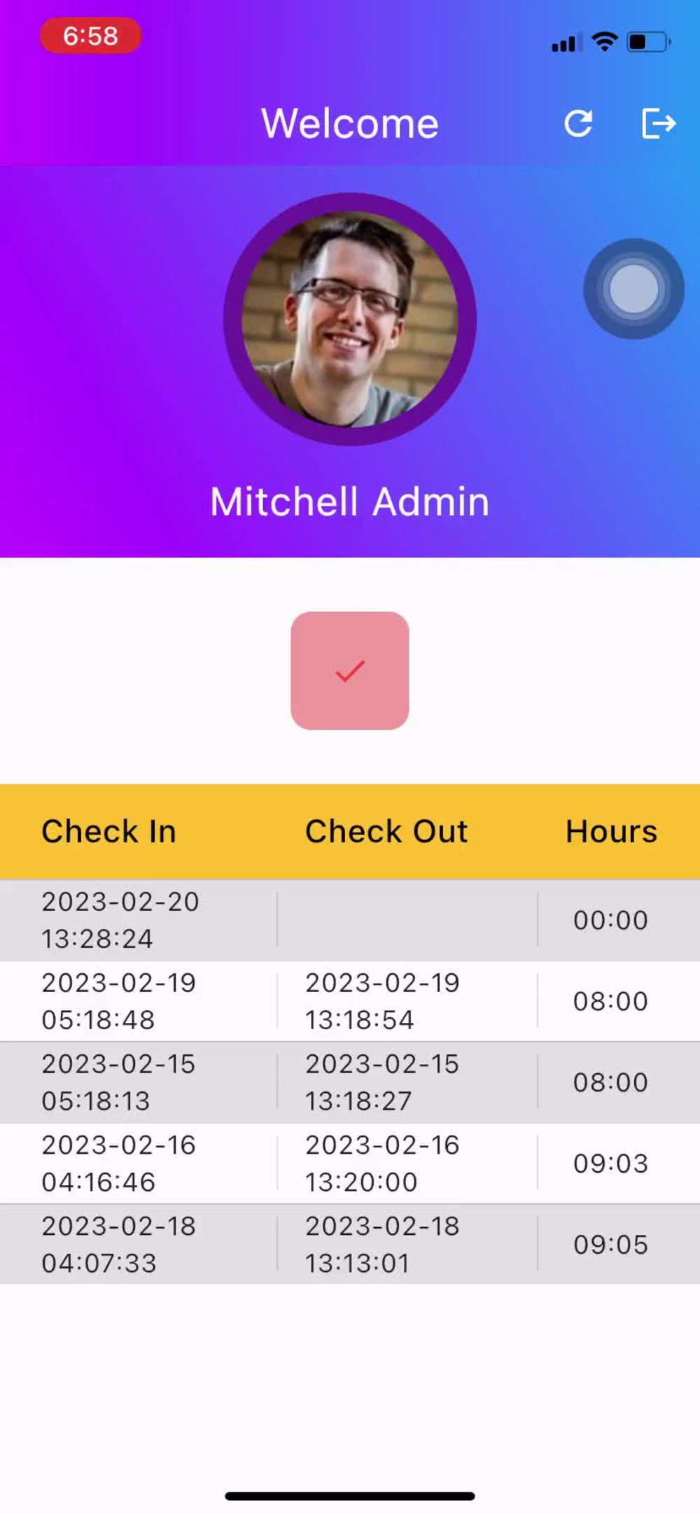 Odoo Attendance Mobile Application | Upwork Odoo Attendance Mobile Application | Upwork