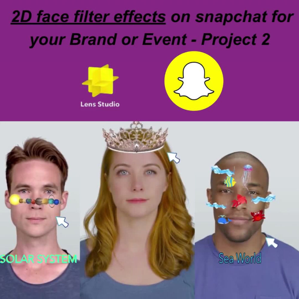 Show-Stopping 2D Face Bindings for Snapchat - 2 | Upwork