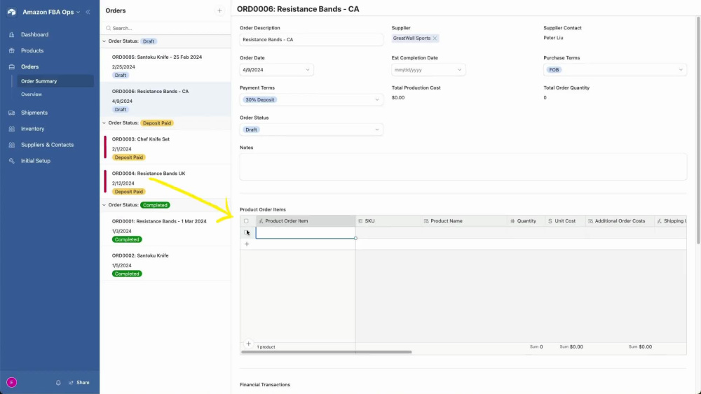 An Amazon FBA Order and Inventory Management system in Airtable | Upwork