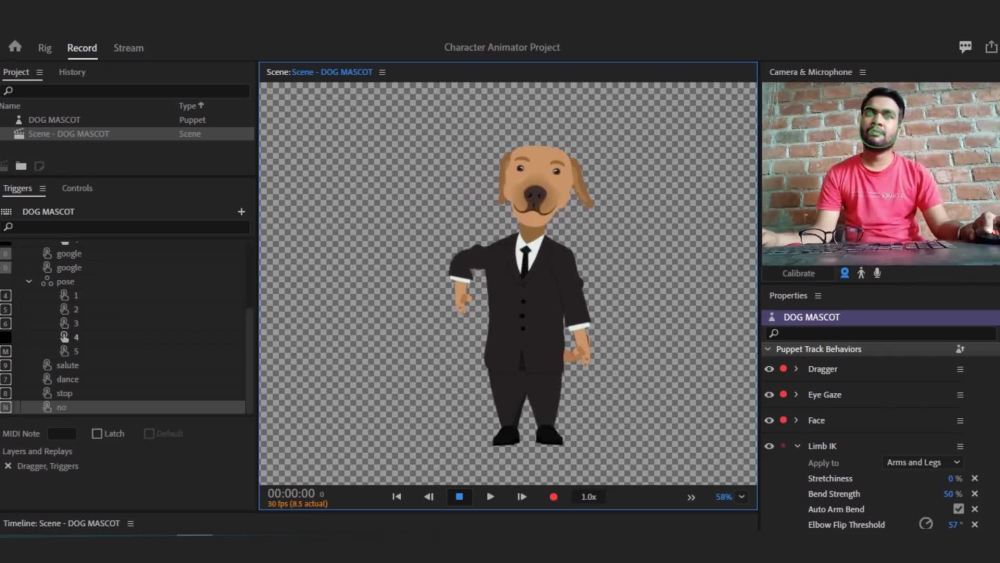 Full custom made adobe character animator puppets | Upwork