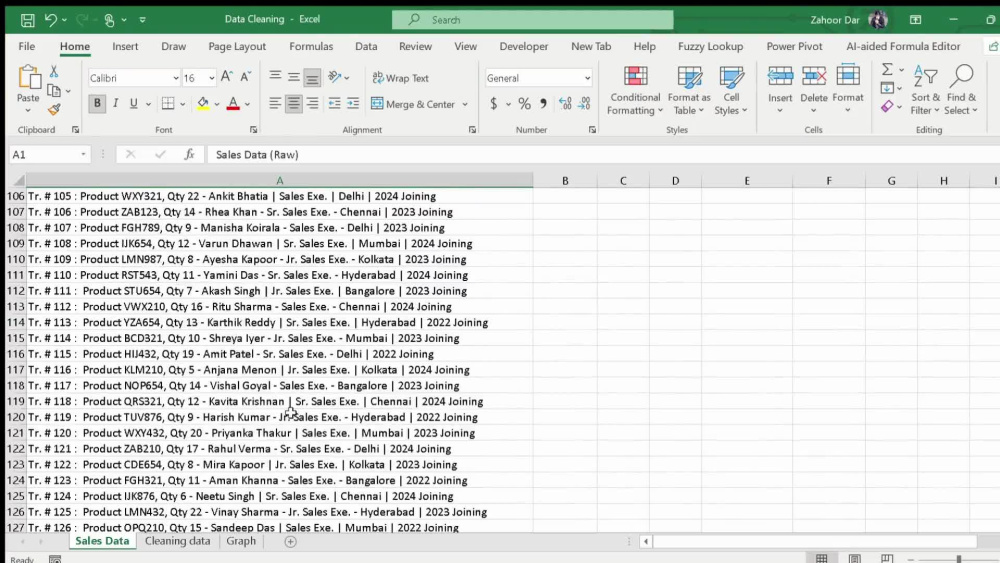 Excel spreadsheet template, data cleaning, analysis typing formatting | Upwork