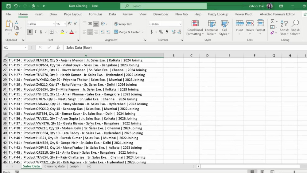 Excel template data cleaning analysis typing formatting expert | Upwork