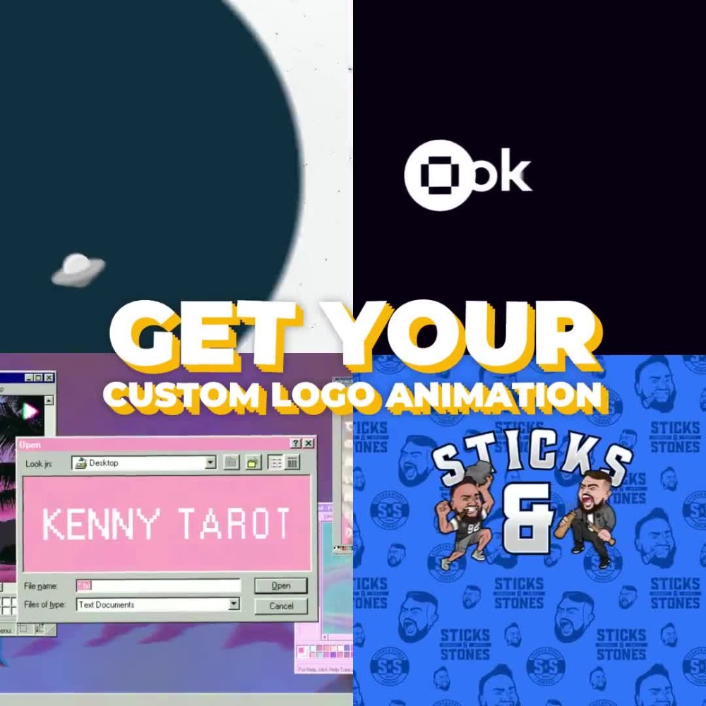Custom intro and outro or logo animation for youtube | Upwork
