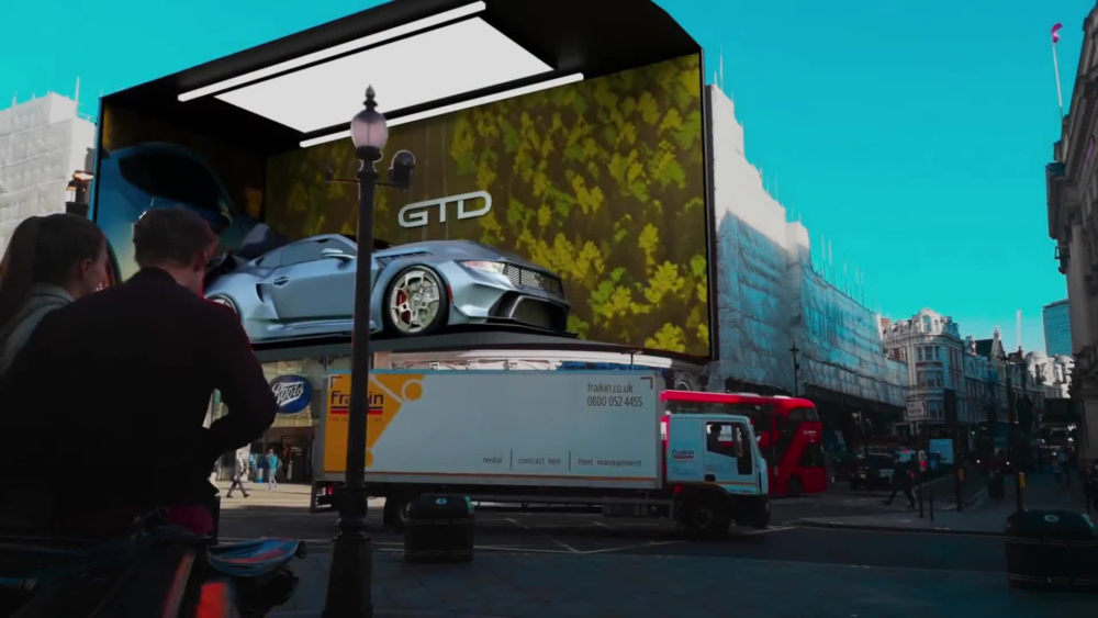 3d Billboard anamorphic animation, cgi, vfx | Upwork