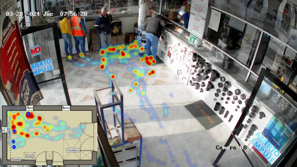 A heatmap analysis from a video of your retail store | Upwork
