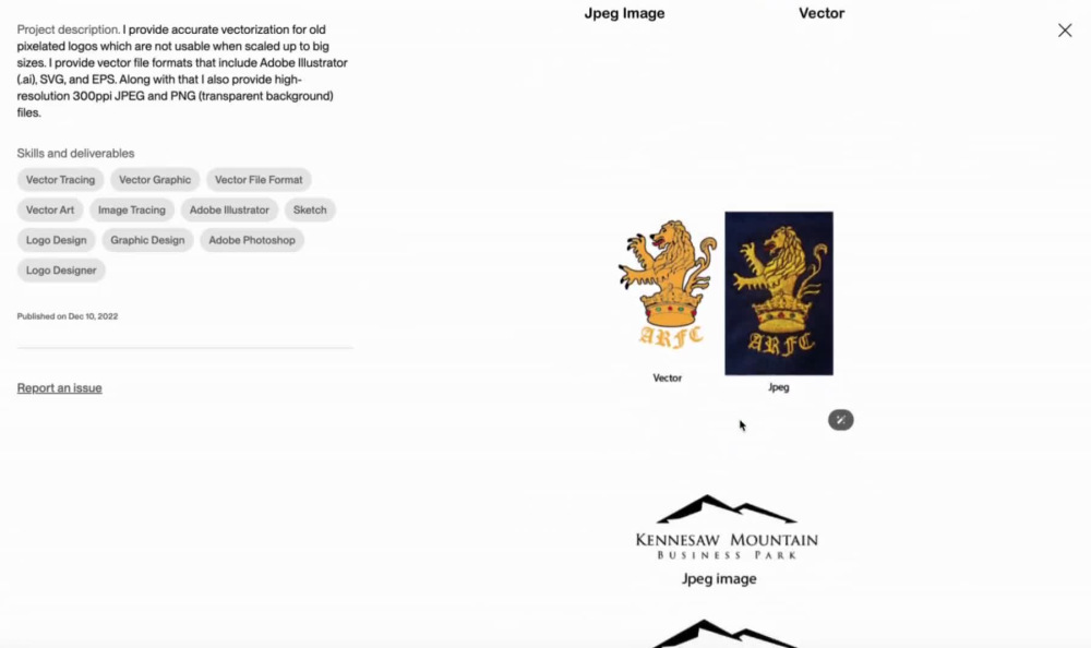 Fast, Clean and Accurate Vectorization for Your Logo and Graphics | Upwork