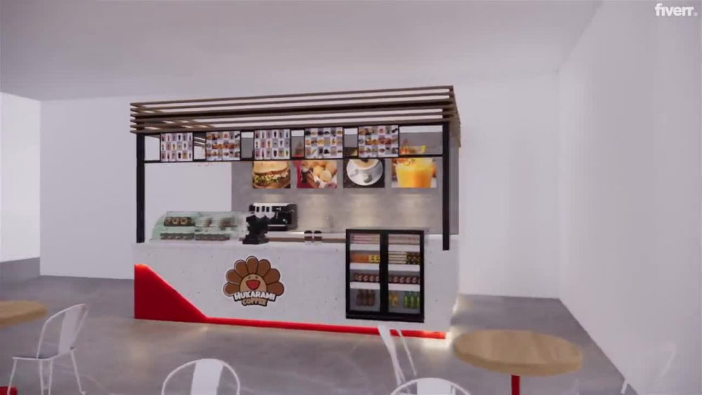 A 3d trade booth, exhibition stall, mall stall and setup, booth designs ...