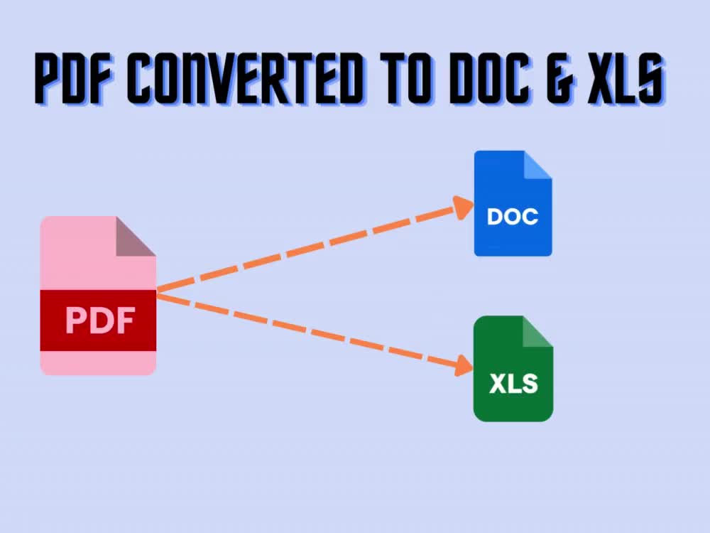 Convert PDF to editable Word and Excel files in the same format. | Upwork