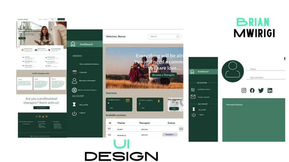 Fantastic front-end design with best color combinations for perfect UI ...