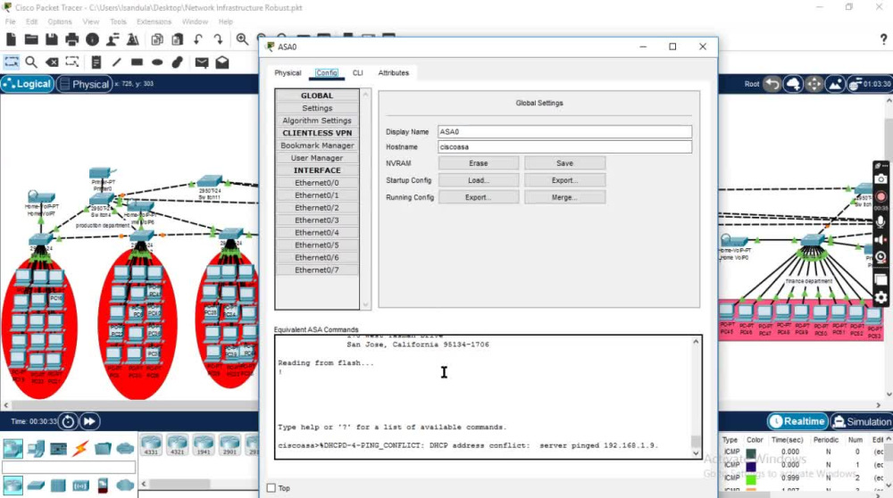 A well Crafted Cutting-Edge Network Solution with Cisco Packet Tracer! | Upwork