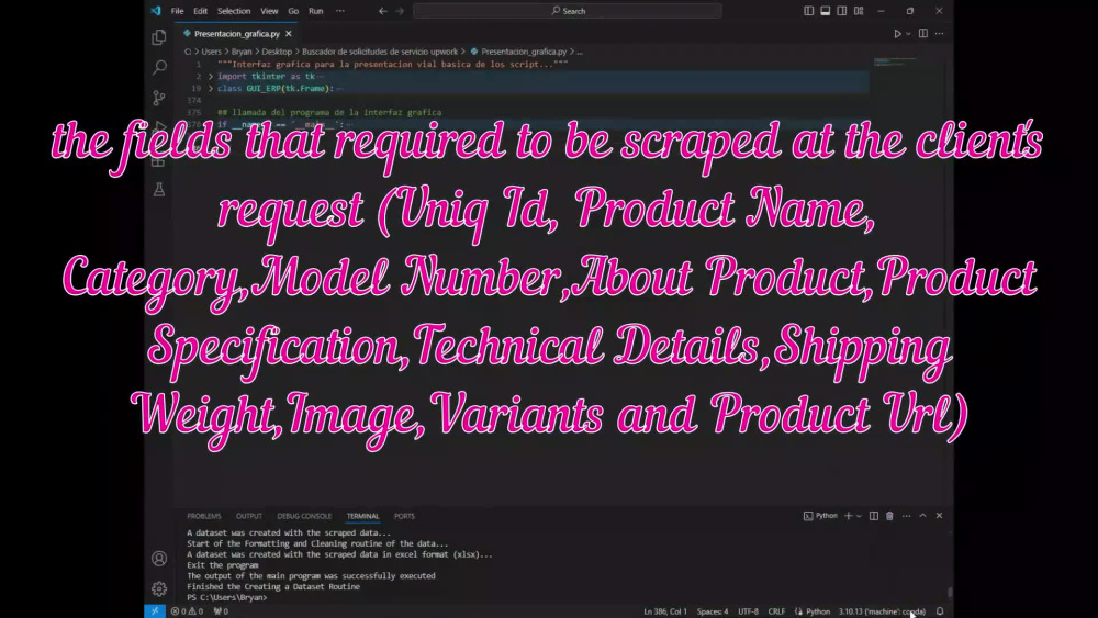 Expert In Webscraping Web Automation Selenium Javascript Scrapy Requests Upwork