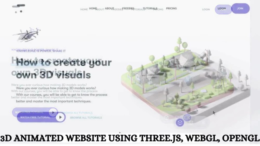 3d Animated Website Webflow Animation Using Threejs Opengl Reactjs Upwork 