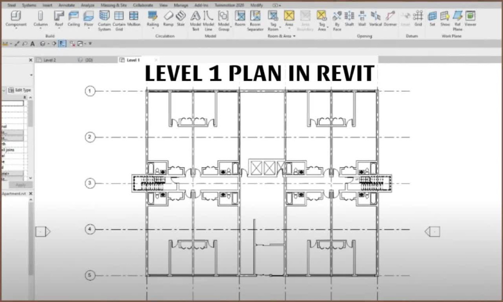 Modeling and rendering high rise building in revit from cad files | Upwork