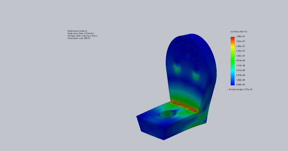A SolidWorks FEA Analysis Report | Upwork
