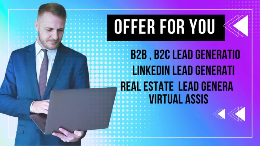 B2B, B2C Lead generation | Lead generation | LinkedIn Lead generation | VA | Upwork