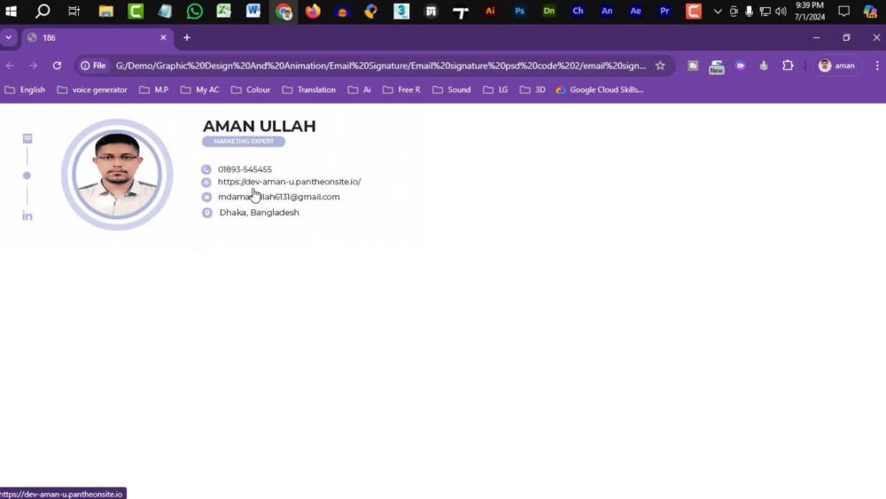 Professional Clickable Email Signatures with Animated Brand Logos | Upwork