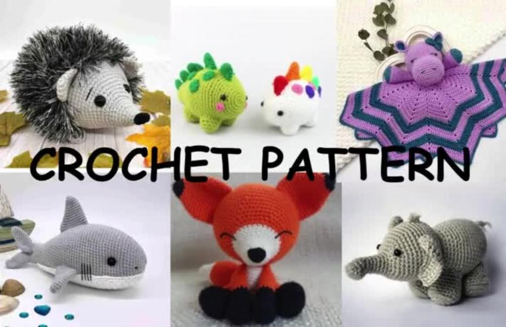 A detailed crochet pattern for amigurumi toys Etsy crochet pattern ...
