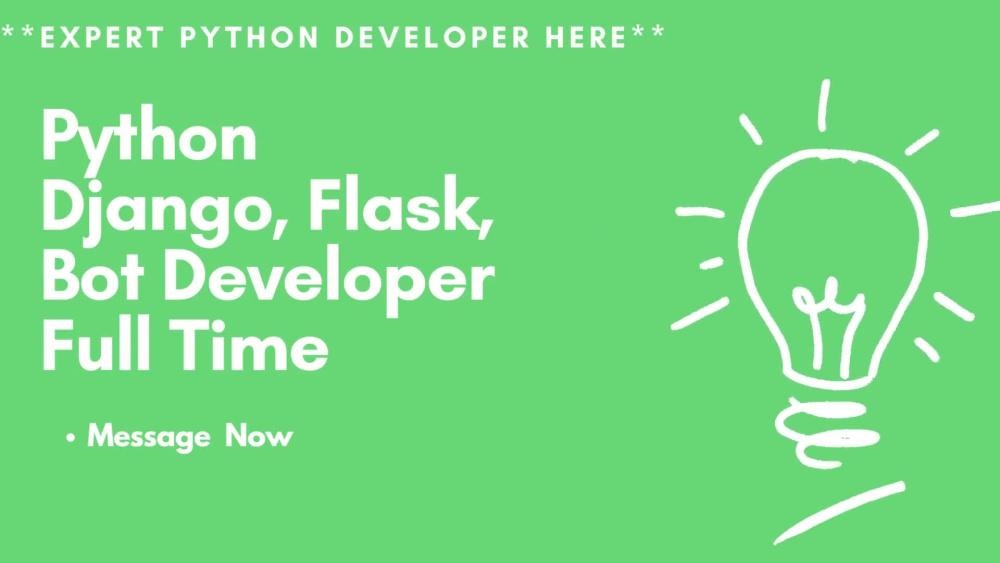 A Python Developer with Django, Flask developer | Upwork