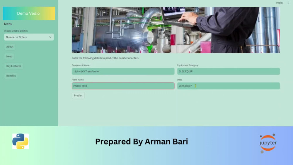 Data Science Machine Learning / Deep Learning App with Streamlit | Upwork