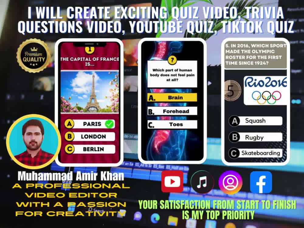 Exciting Quiz Video | Trivia Questions Video | YouTube Quiz | TikTok ...