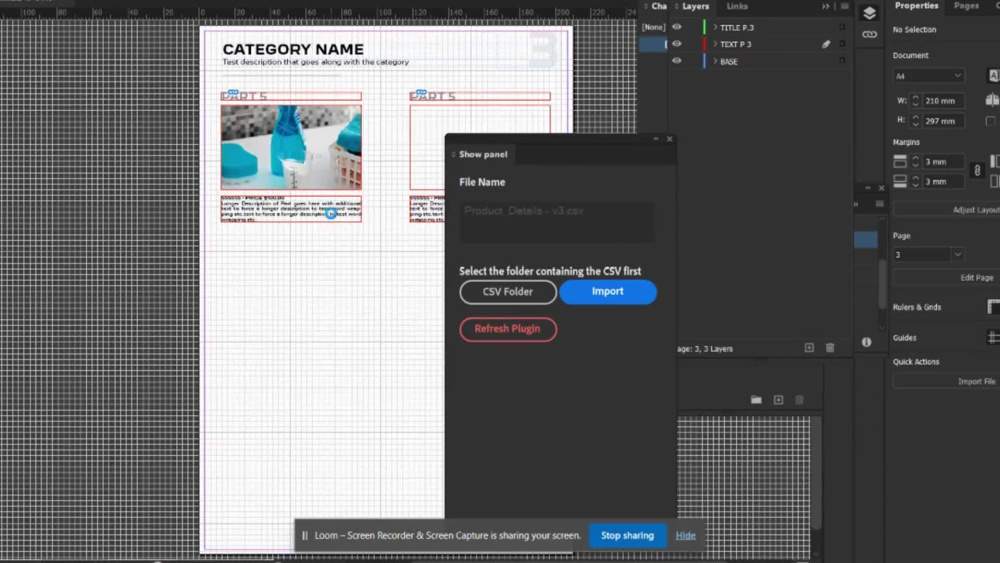 A plugin to automatically create indesign catalog | Upwork