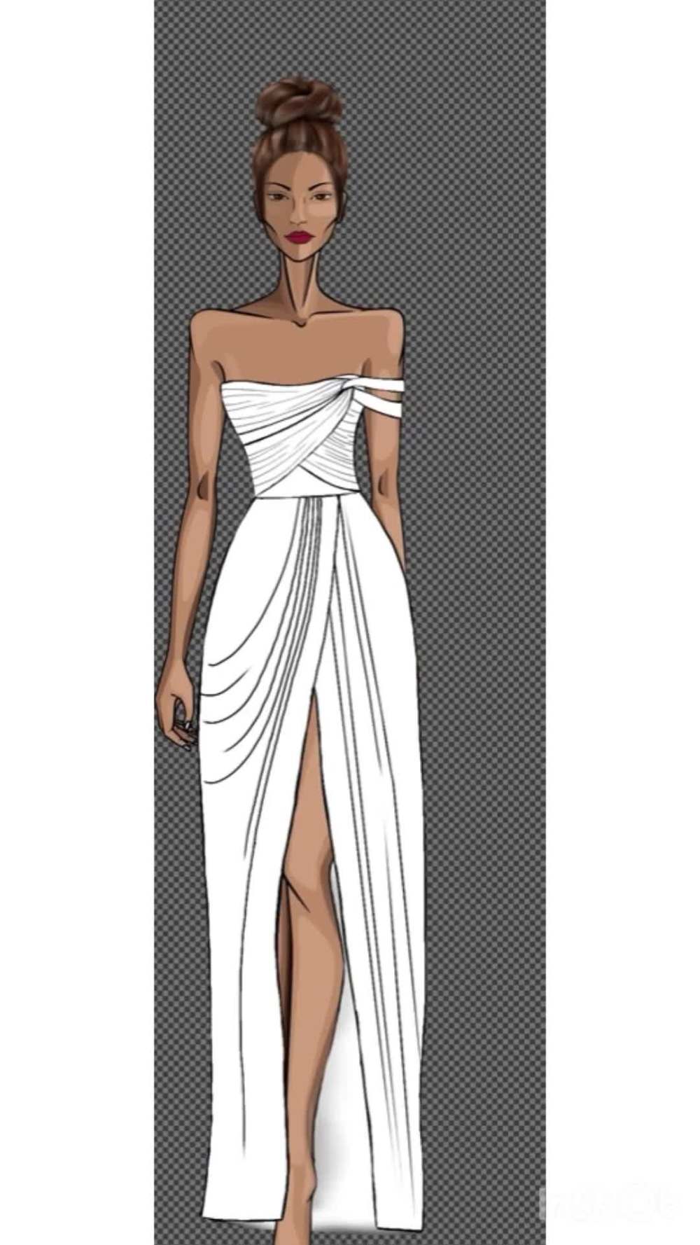 A rendered Fashion Illustration | Upwork