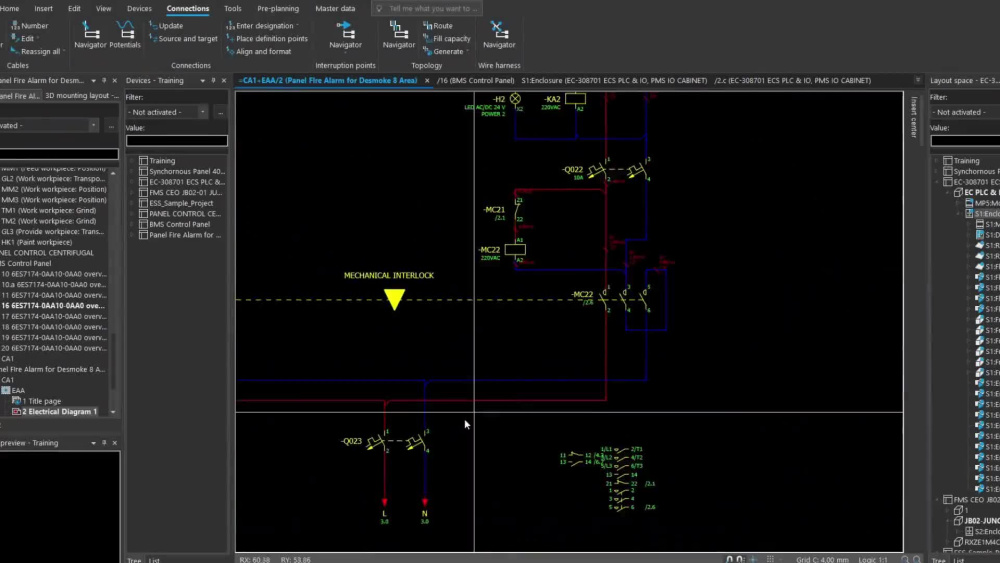 Design and draw electrical schematic, wiring, panel layout autocad eplan | Upwork